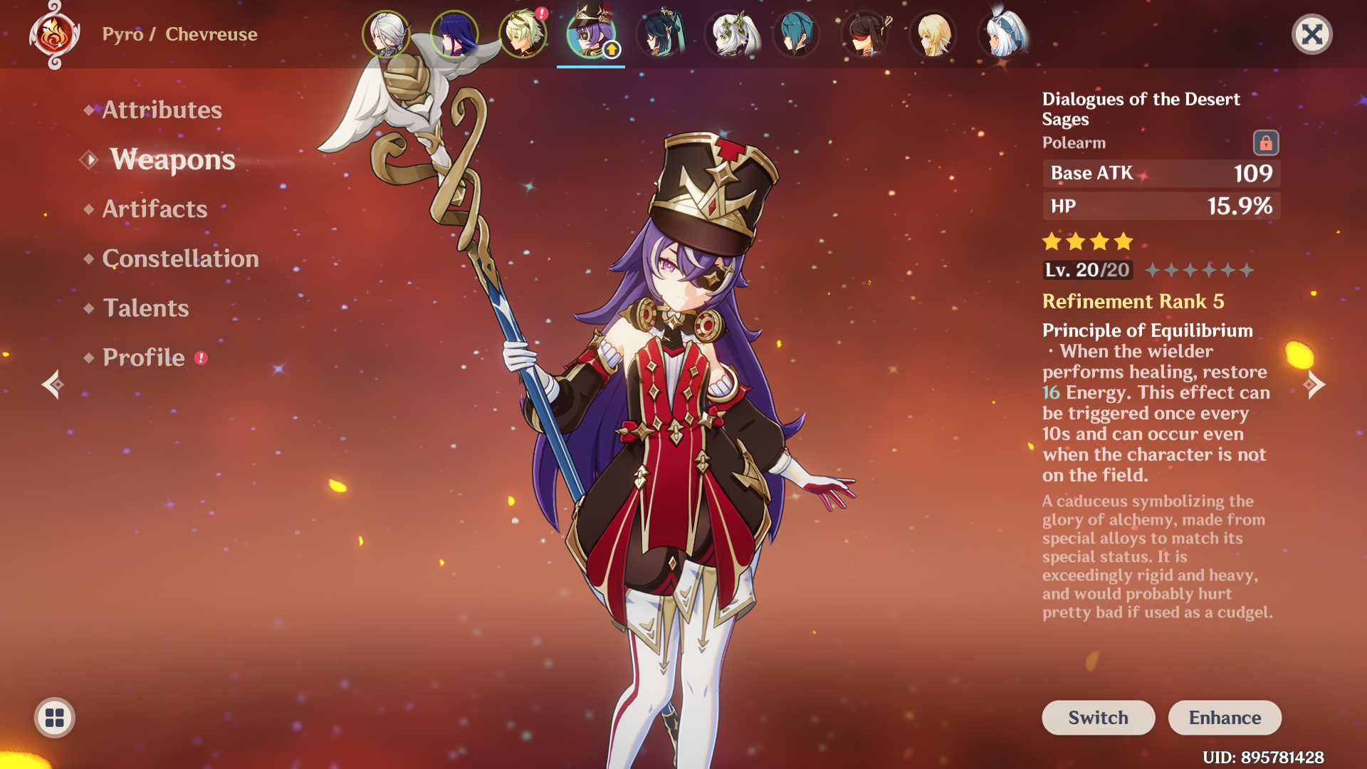 Is these weapon and artifact work in arle team?? Genshin Impact | HoYoLAB