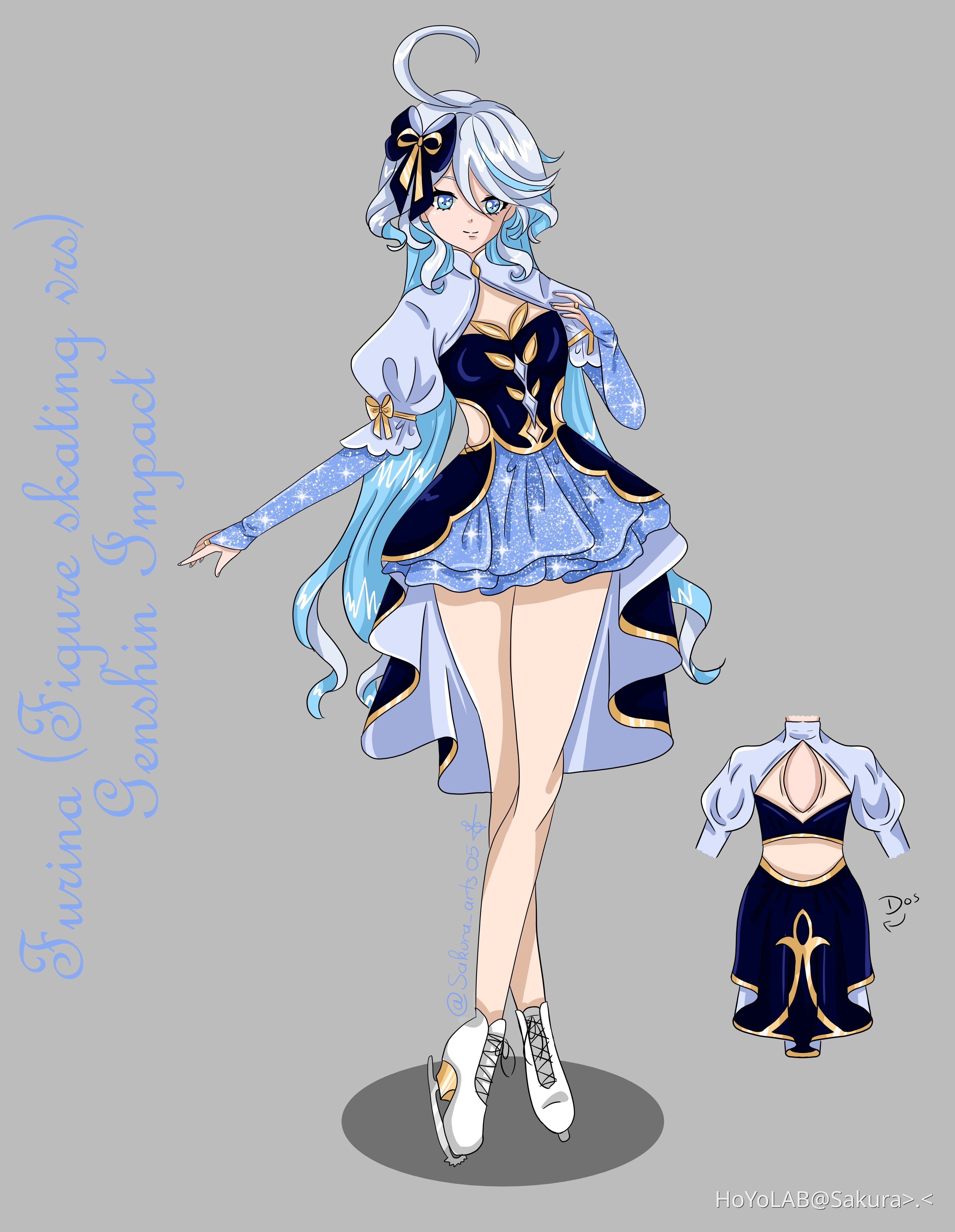 Furina/ Focalor Figure Skating Genshin Impact | HoYoLAB