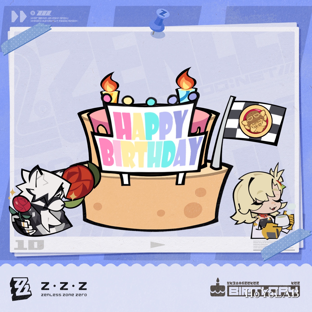 Lycaon and Piper | Birthday Cake Zenless Zone Zero | HoYoLAB