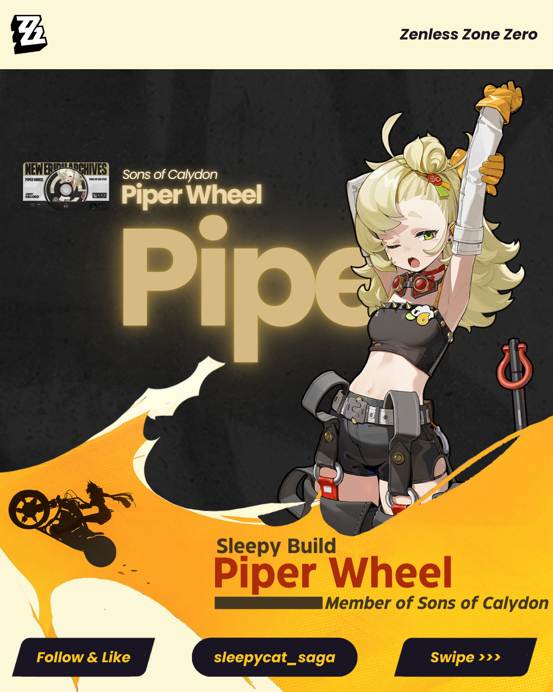 Sleepy Build: Piper!!! Zenless Zone Zero | HoYoLAB