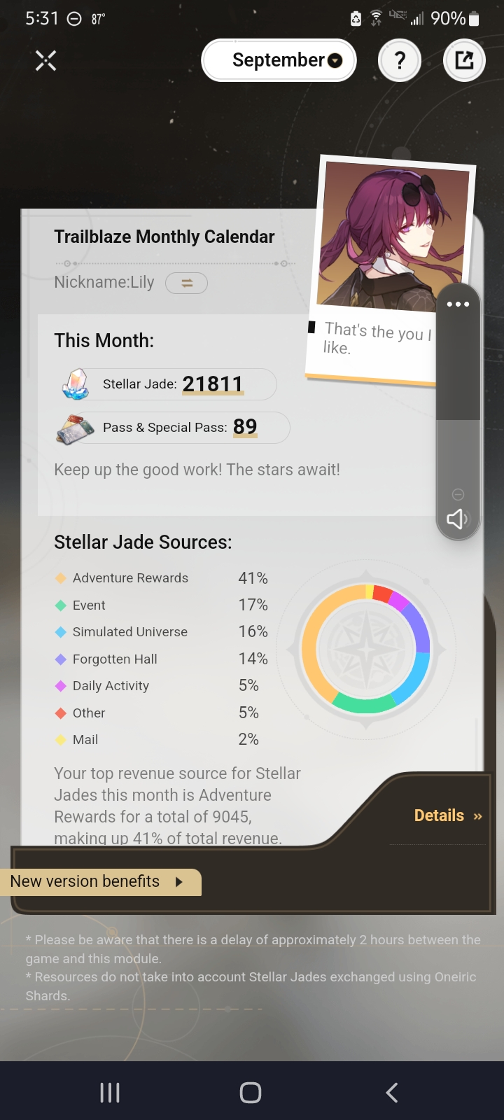 Monthly stellar jade Genshin Impact | HoYoLAB