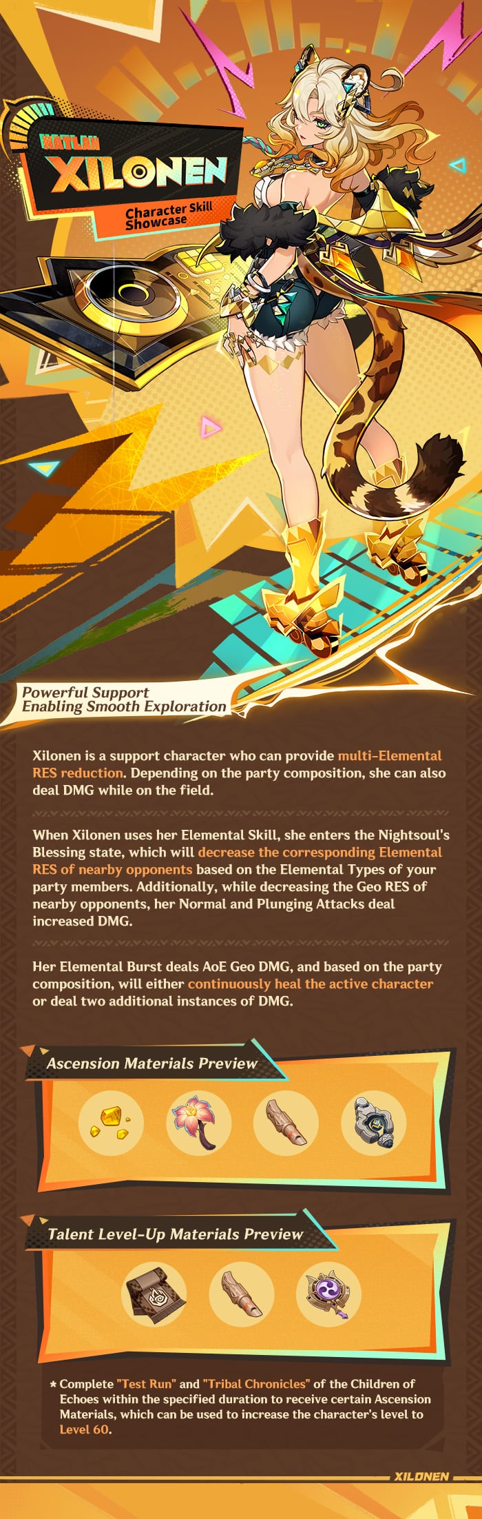 Xilonen kit details officially revealed Genshin Impact | HoYoLAB