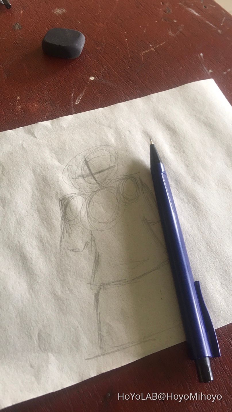 Scaramouch drawing progress Genshin Impact | HoYoLAB