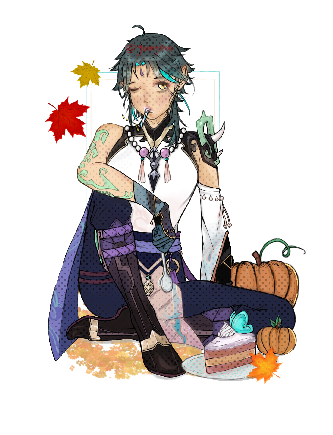 It’s my BIRTHDAY so I drew XIAO WOO-HOO Genshin Impact | HoYoLAB