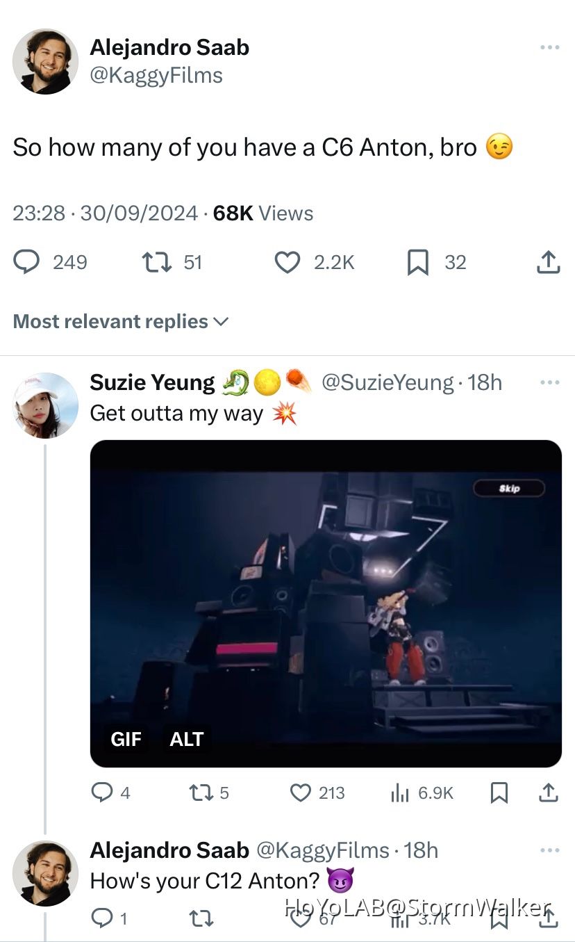 How many of u have anton on c6? Zenless Zone Zero | HoYoLAB