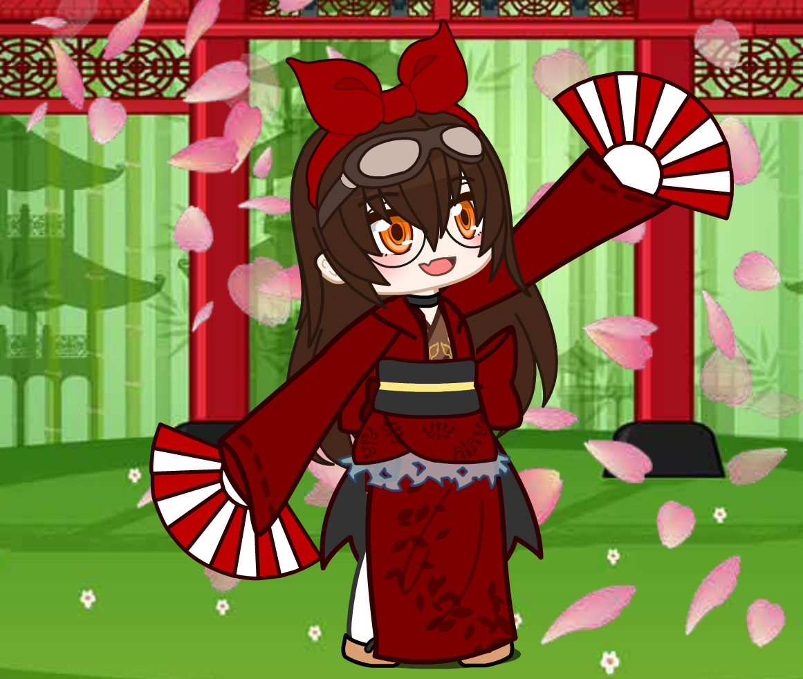 😍Amber Kimono Version 👘Gacha Club Cosplay 🇲🇾 Genshin Impact Genshin ...