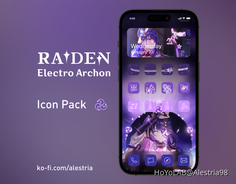 Celebrate Raiden Shogun’s Rerun and Complete Your Archon Collection! ⚡️| @Alestria on Ko-Fi ...