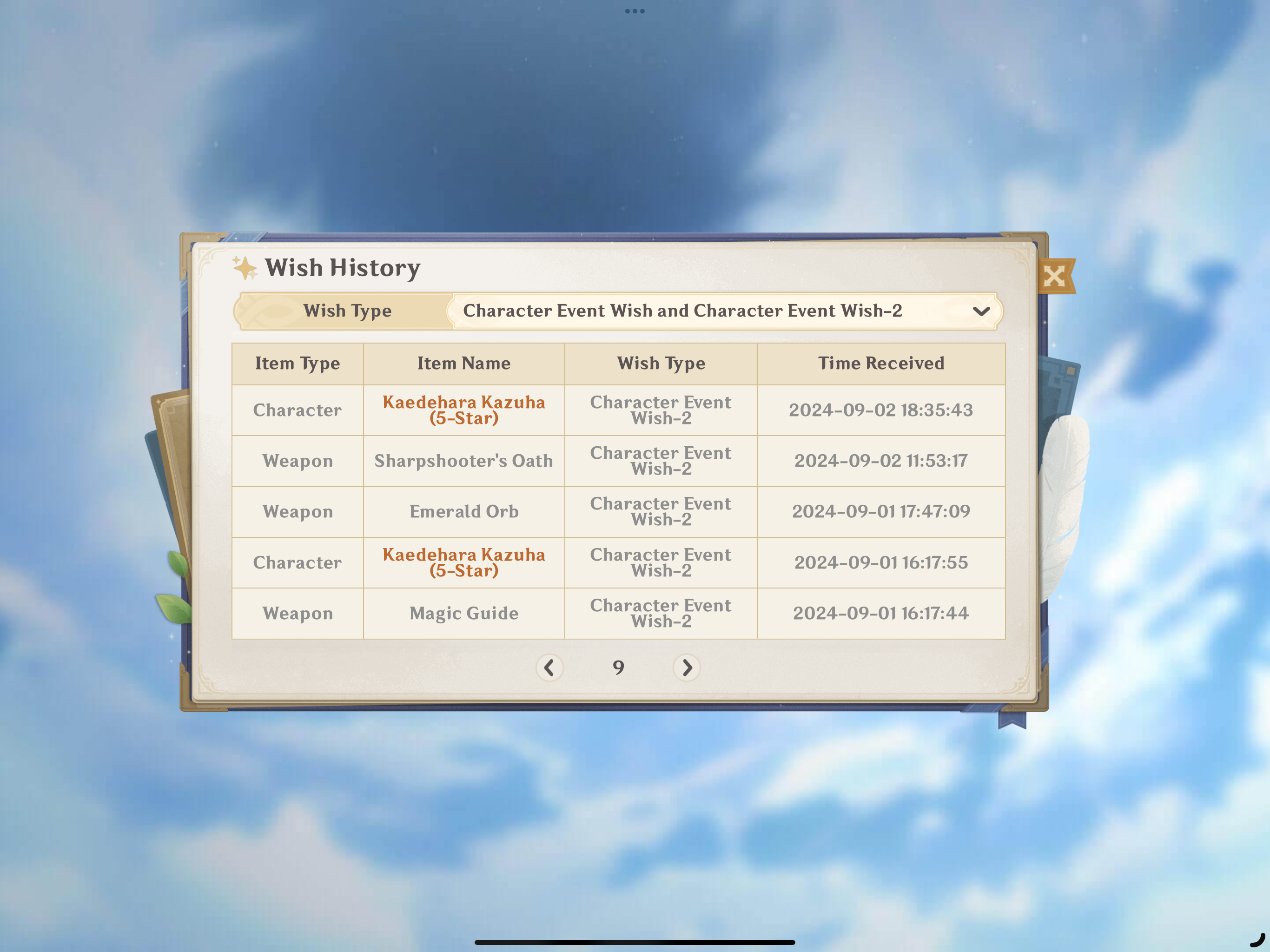 My lucky ahh in the previous banners Genshin Impact | HoYoLAB