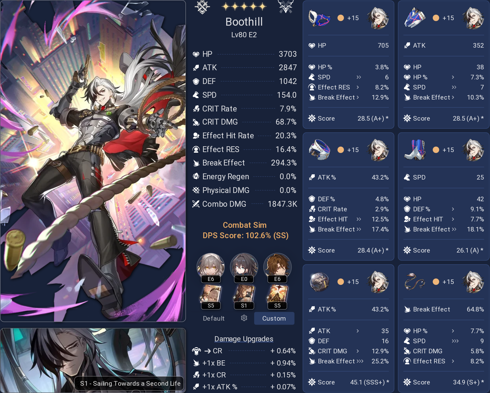 e2s1 boothill build Honkai: Star Rail | HoYoLAB