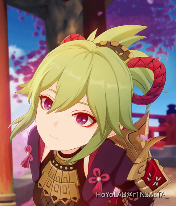 Kuki without mask Genshin Impact | HoYoLAB