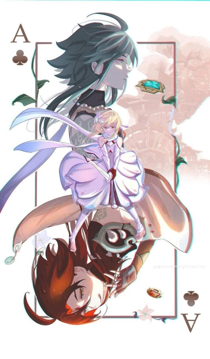 Xiao de vermelho, Xiao normal e Lumine Genshin Impact | HoYoLAB