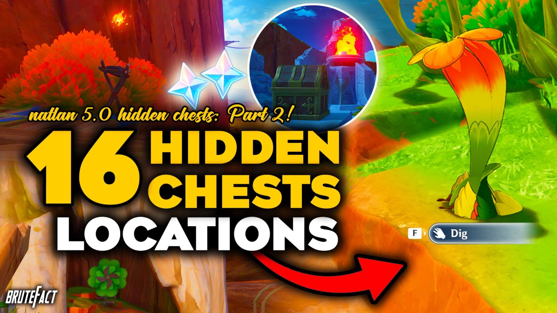 [V5.2] ALL 54 Pyroculus Locations in Natlan 5.2 | Fastest Route with ...