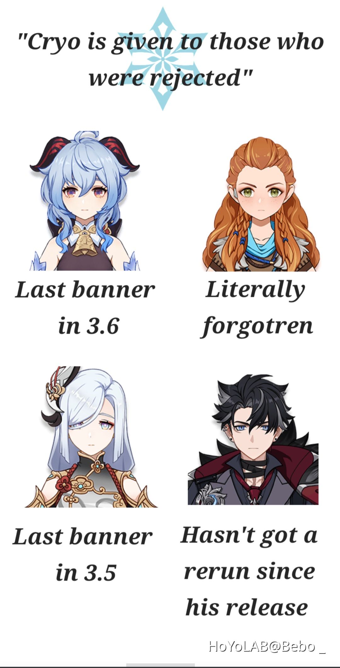 I guess that's why they're cryo Genshin Impact | HoYoLAB