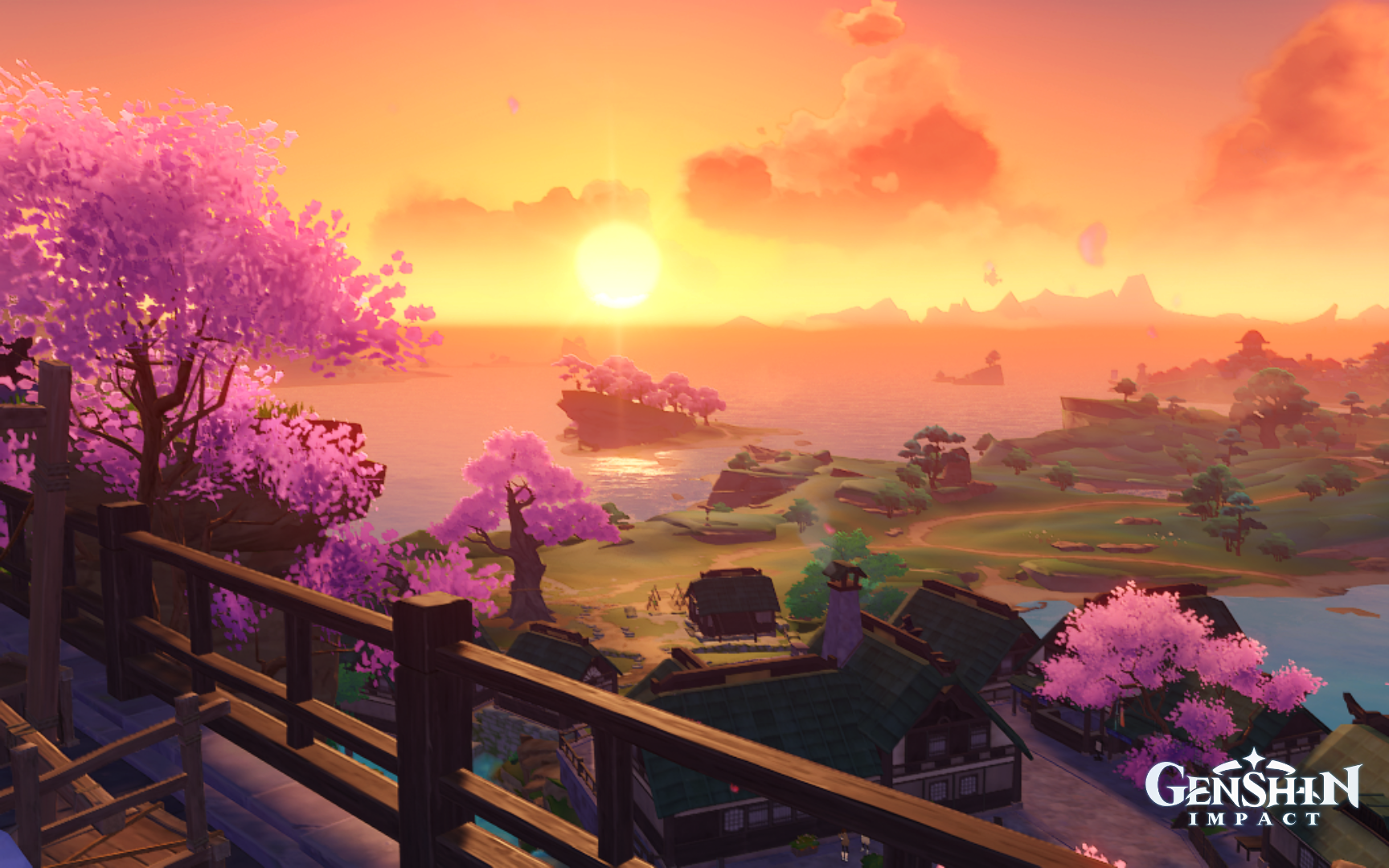 Sunset in Inazuma Genshin Impact | HoYoLAB