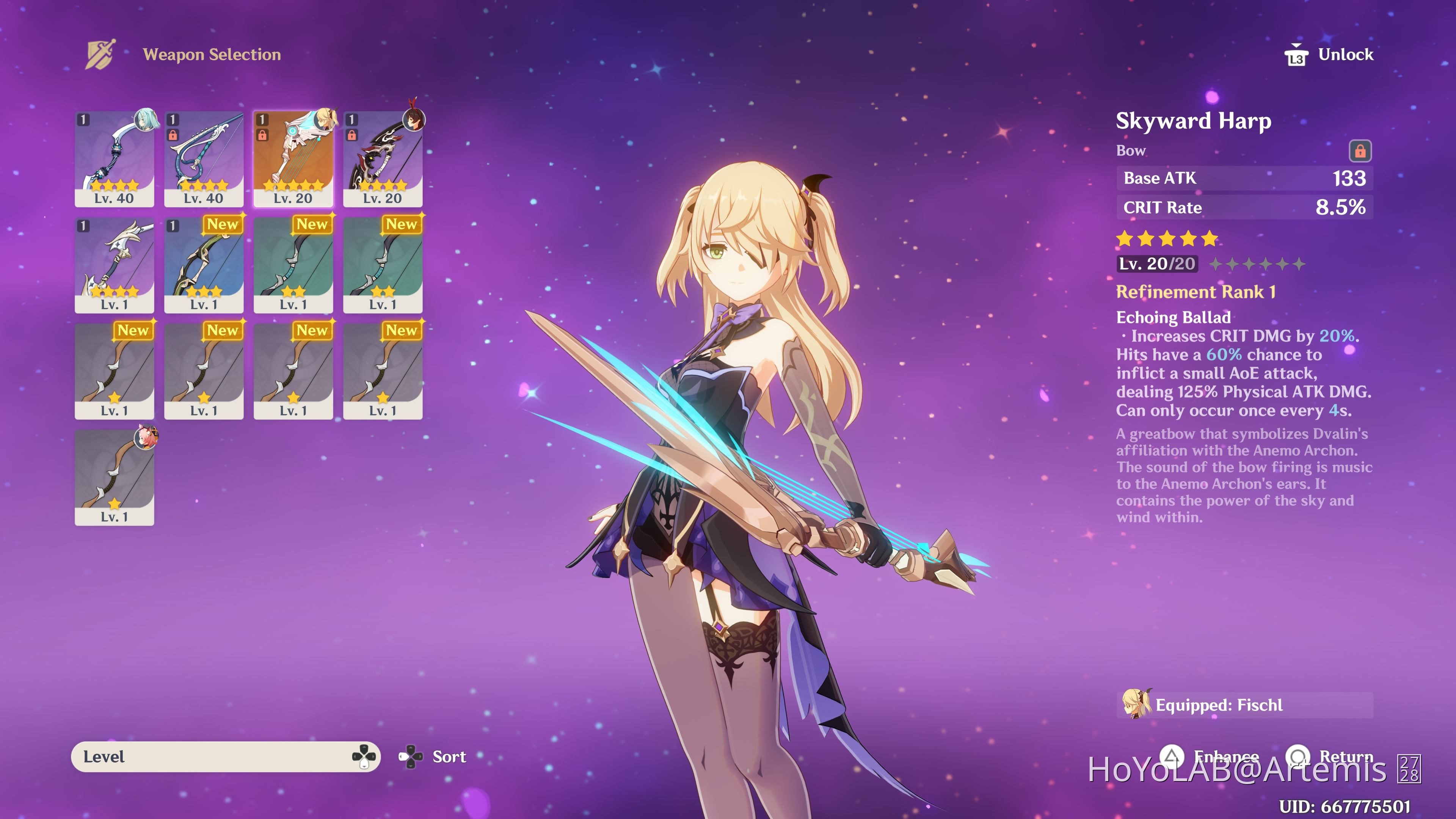 Which weapon works best with my Fischl? Genshin Impact | HoYoLAB