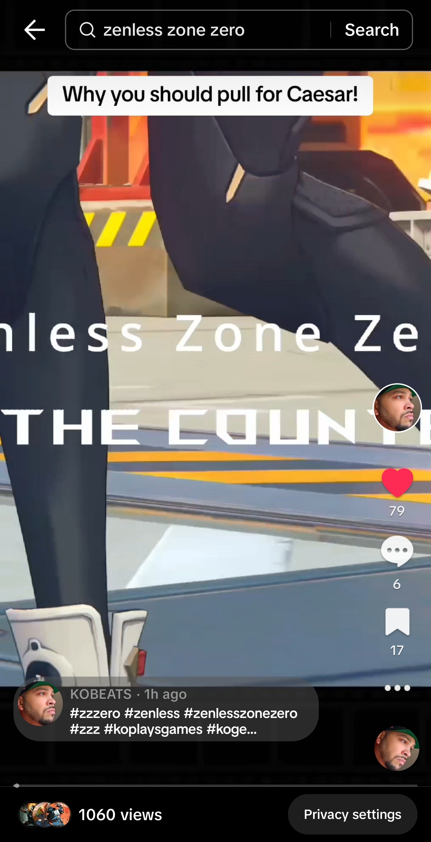 My Caesar video on tiktok is doing numbers 😲 Zenless Zone Zero | HoYoLAB