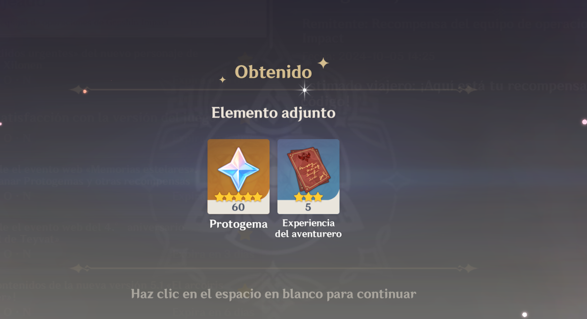 Nuevo código °Protogemas° Genshin Impact | HoYoLAB