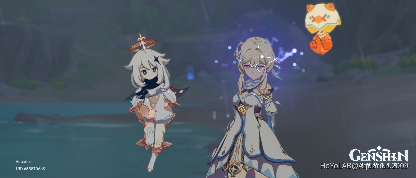 Traveler and Paimon Genshin Impact | HoYoLAB