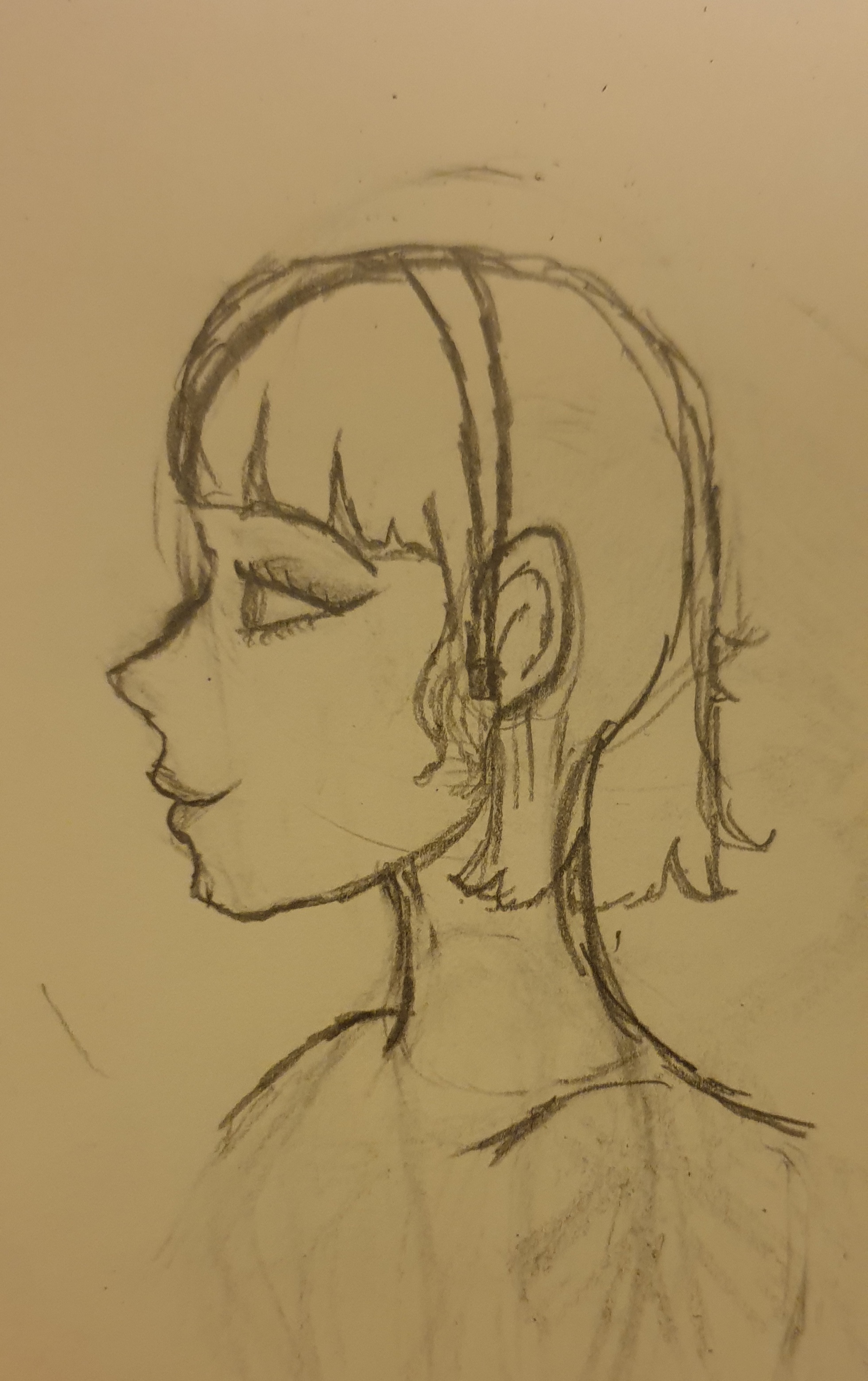 side profile sketch! Genshin Impact | HoYoLAB