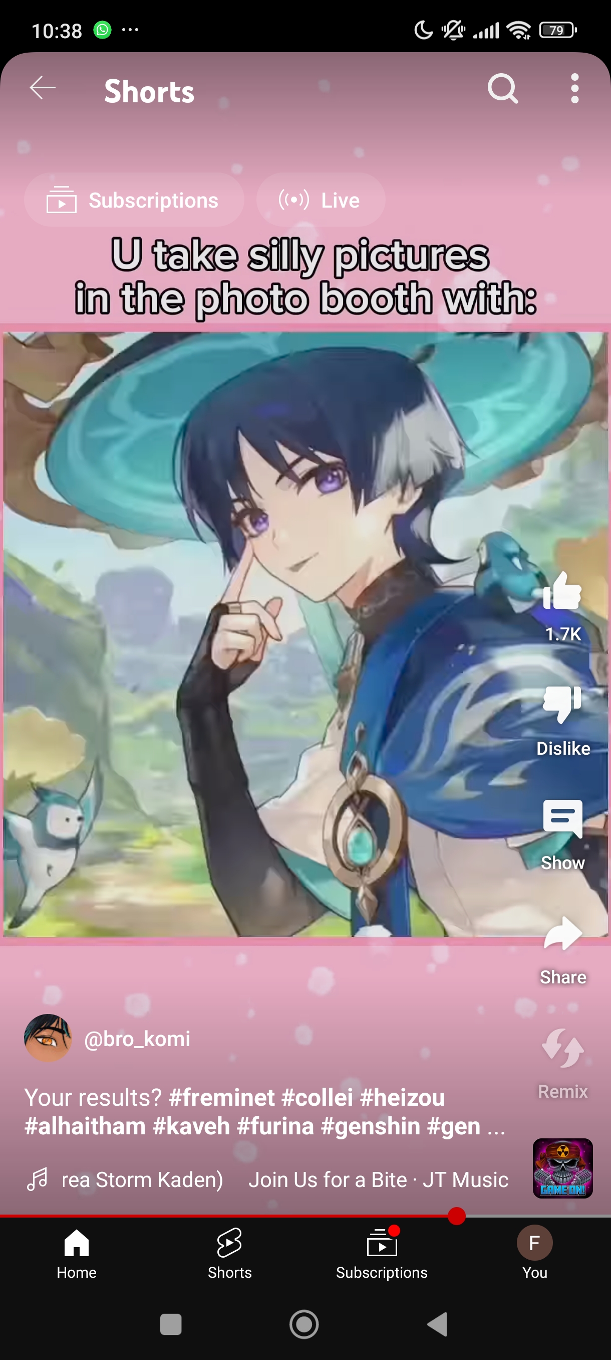 First one is arcade AU Second one is POV: you tripped and fell. Third one is POV: a spider ...