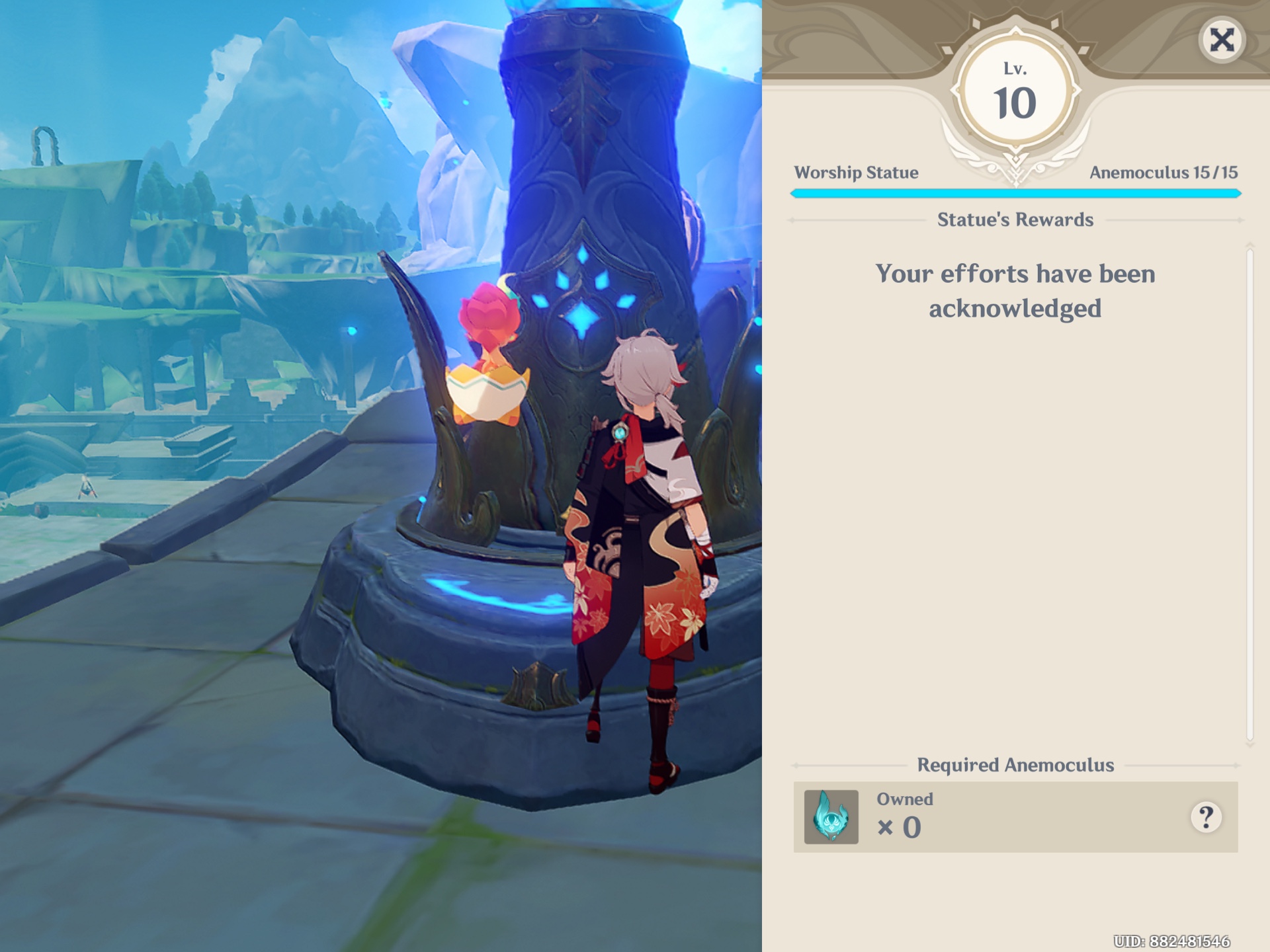 Mondstadt Statue of Seven finally lvl 10 Genshin Impact | HoYoLAB