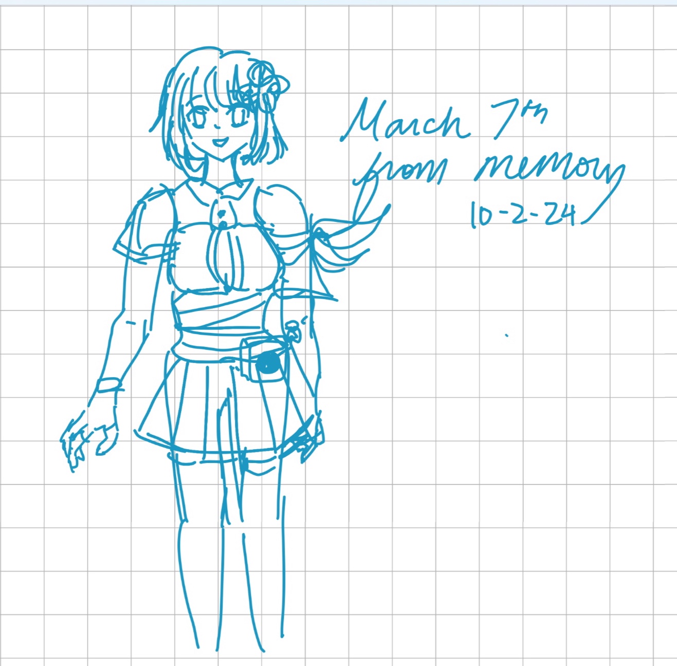 Drawing from Memory - March 7th (Preservation) Honkai: Star Rail | HoYoLAB