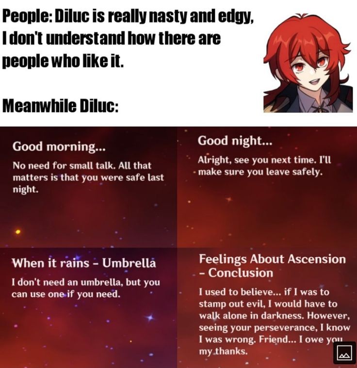 Diluc is such a Gentleman! Genshin Impact | HoYoLAB