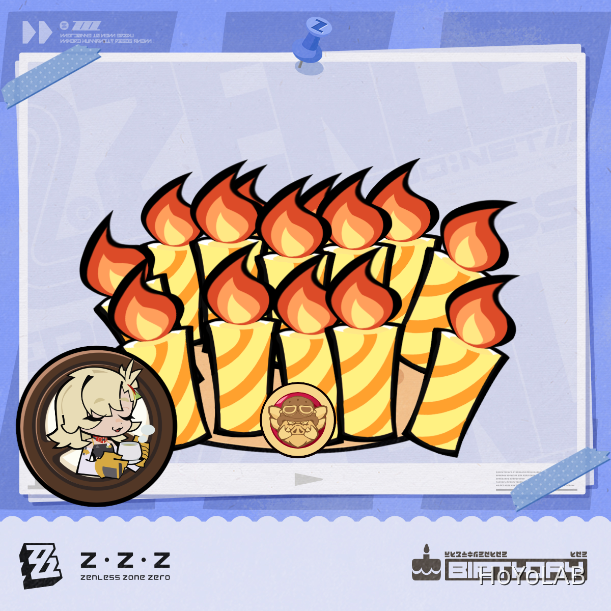 This is what happens when you let Burnice do the cake Zenless Zone Zero ...