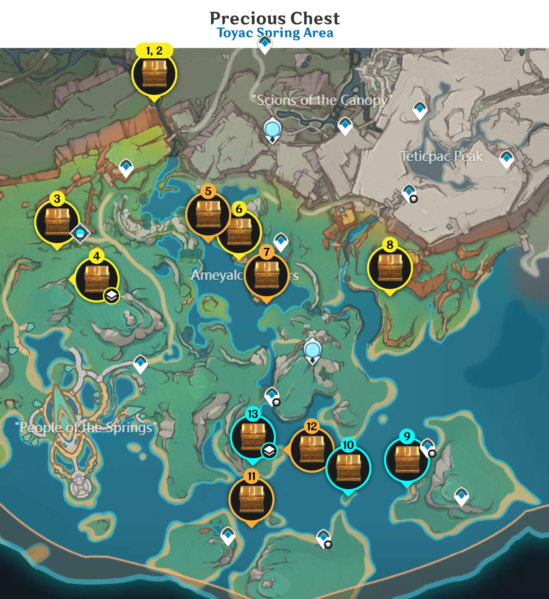 [Guide] Semua Lokasi Precious Chest dan Luxurious Chest di Area Toyac ...