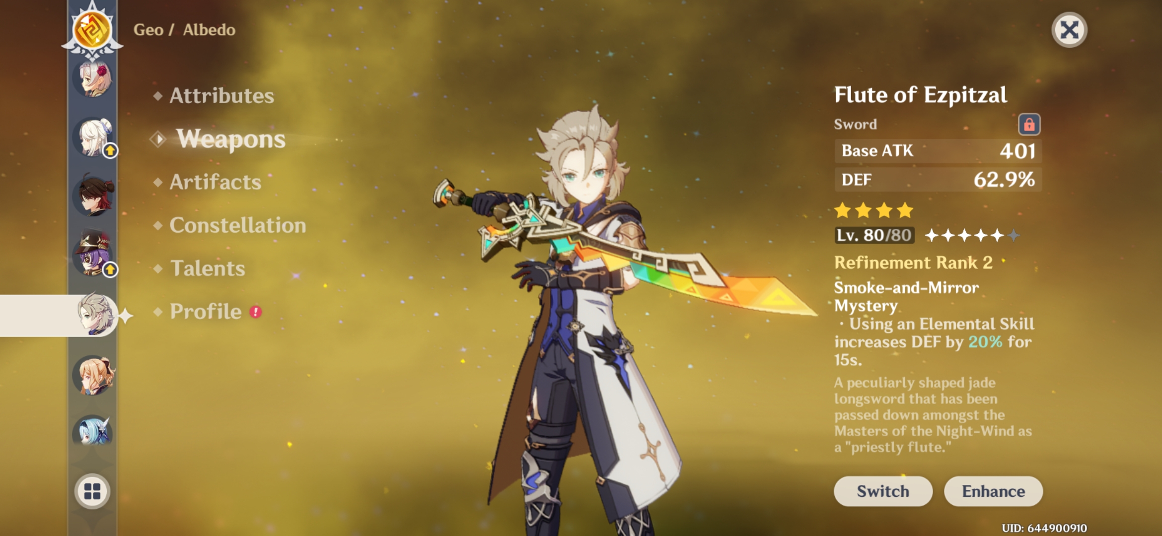 Comparing R2 Level 80 Flute of Ezpitzal and R1 Level 90 Uraku Misugiri ...