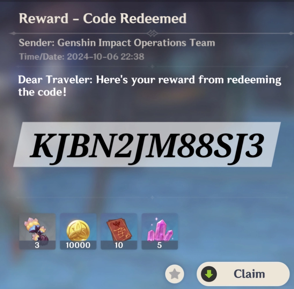 Genshin Impact Version 5.0 Active Codes (💠Primogems💠, 🪙Mora🪙, 📕 ...