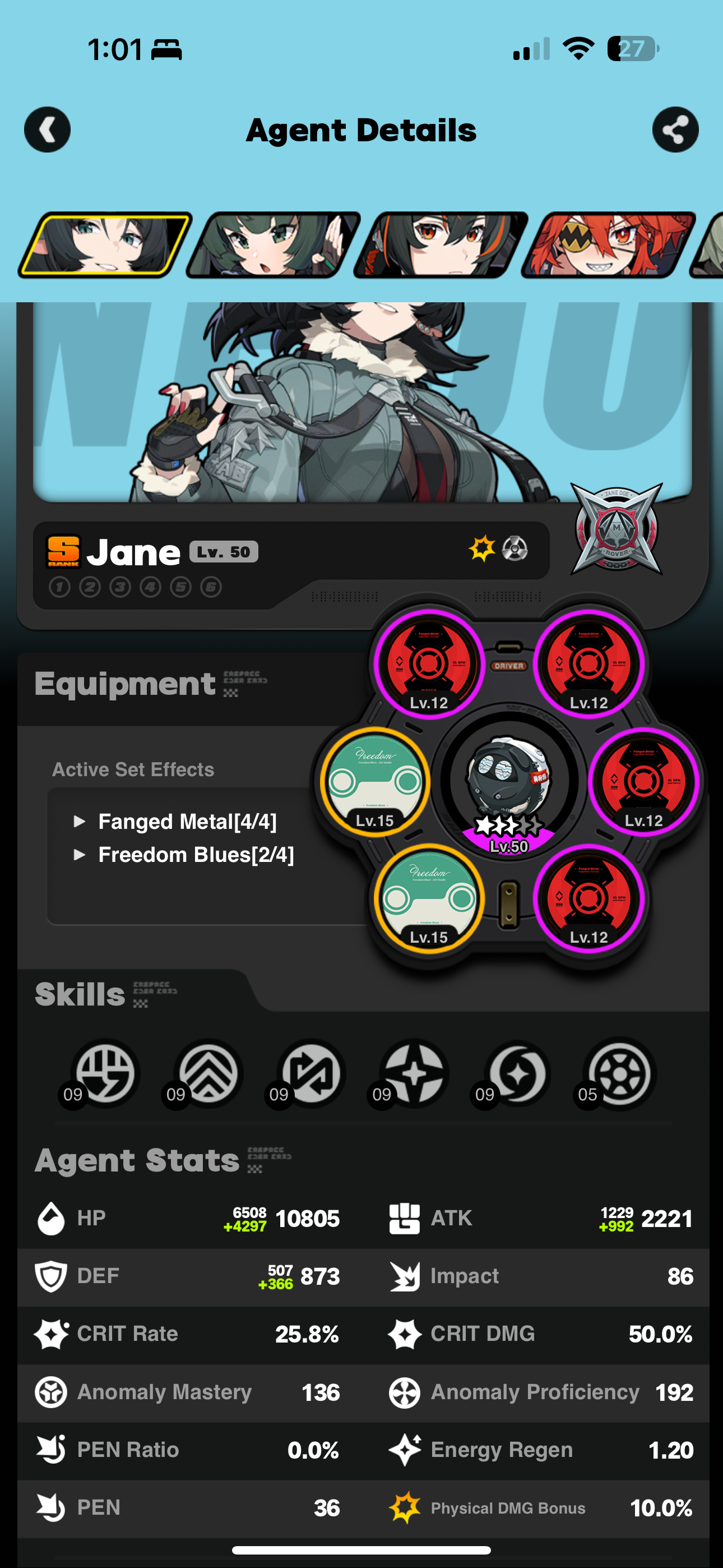 Current Jane build Zenless Zone Zero | HoYoLAB