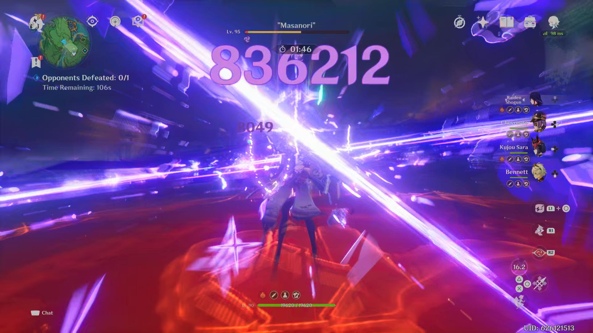 800k Raiden Burst (updated, see description) Genshin Impact | HoYoLAB