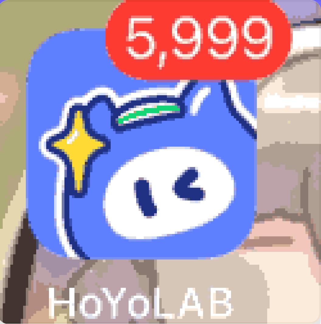 I drew my HoYoLAB app on an app Genshin Impact | HoYoLAB