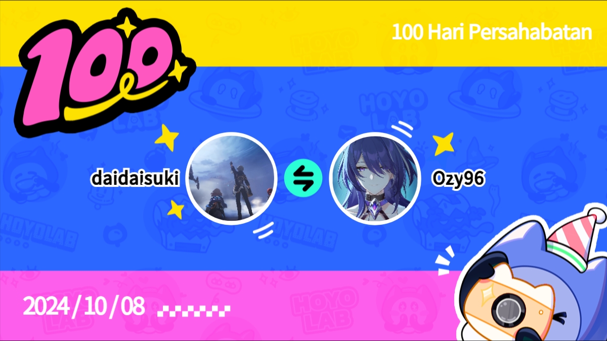 Anniversary Persahabatan (Daisuki)😁 | HoYoLAB
