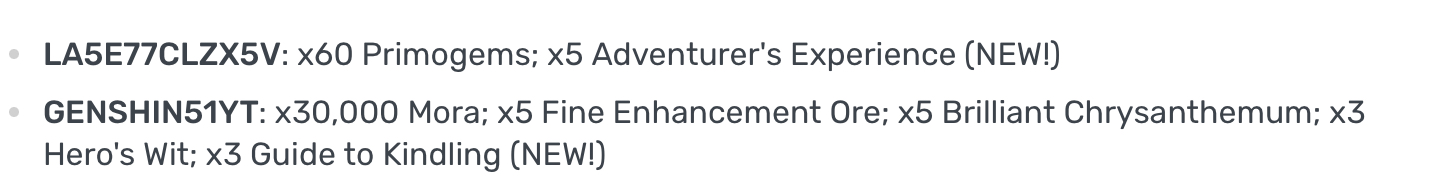 Genshin Impact - October NEW Redeem Codes! 60 Primogems, 30,000 Mora, 3 ...