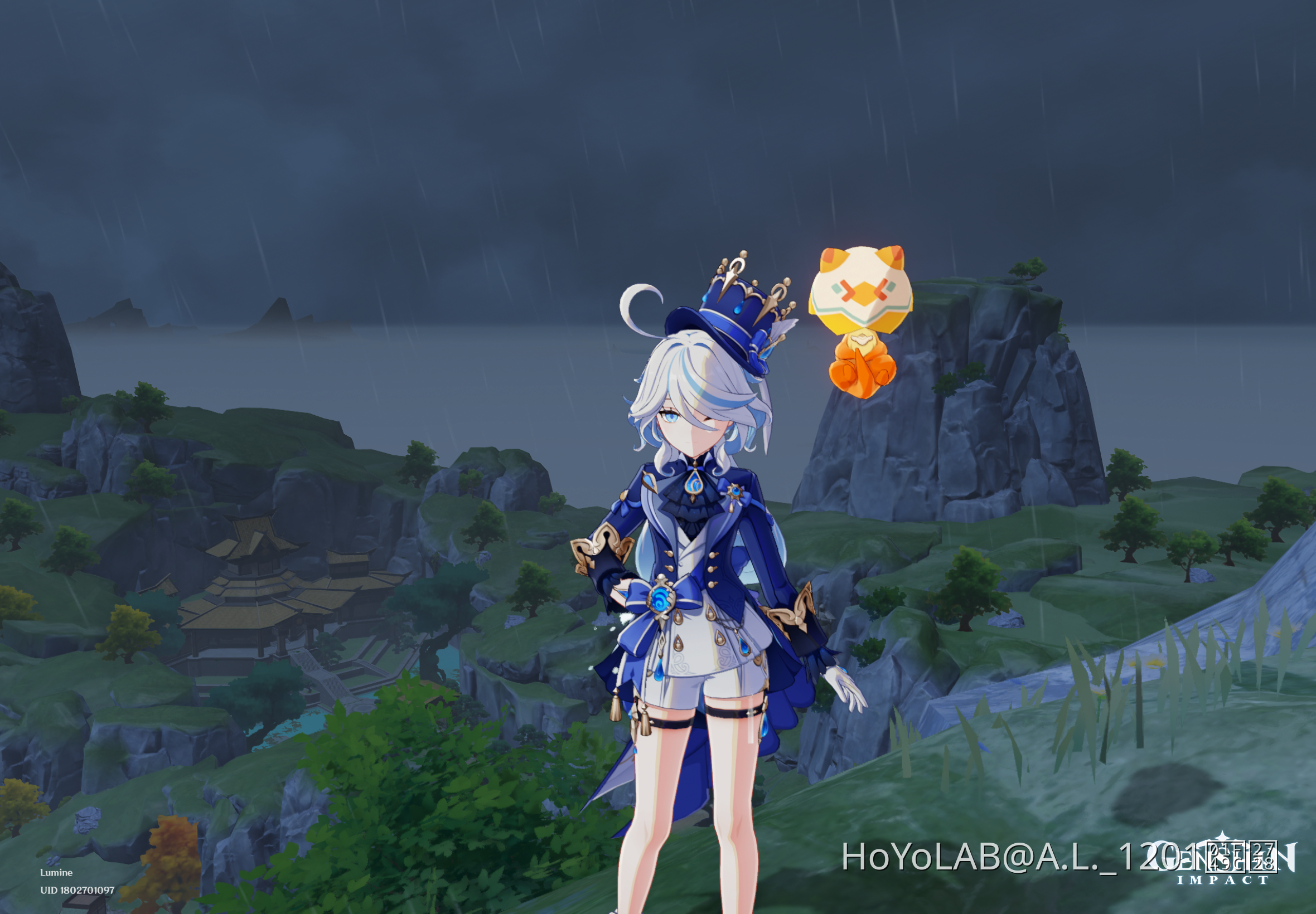 Little guy uses his shell to block the rain?! Genshin Impact | HoYoLAB