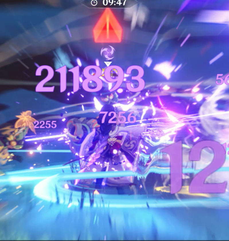 Unexpectedly hit 200k on Raiden ult while doing bounties... Genshin ...