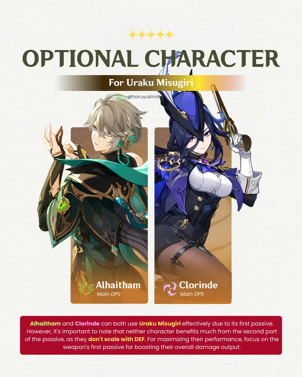 [Weapon Guide] Uraku Misugiri 👘 Genshin Impact | HoYoLAB