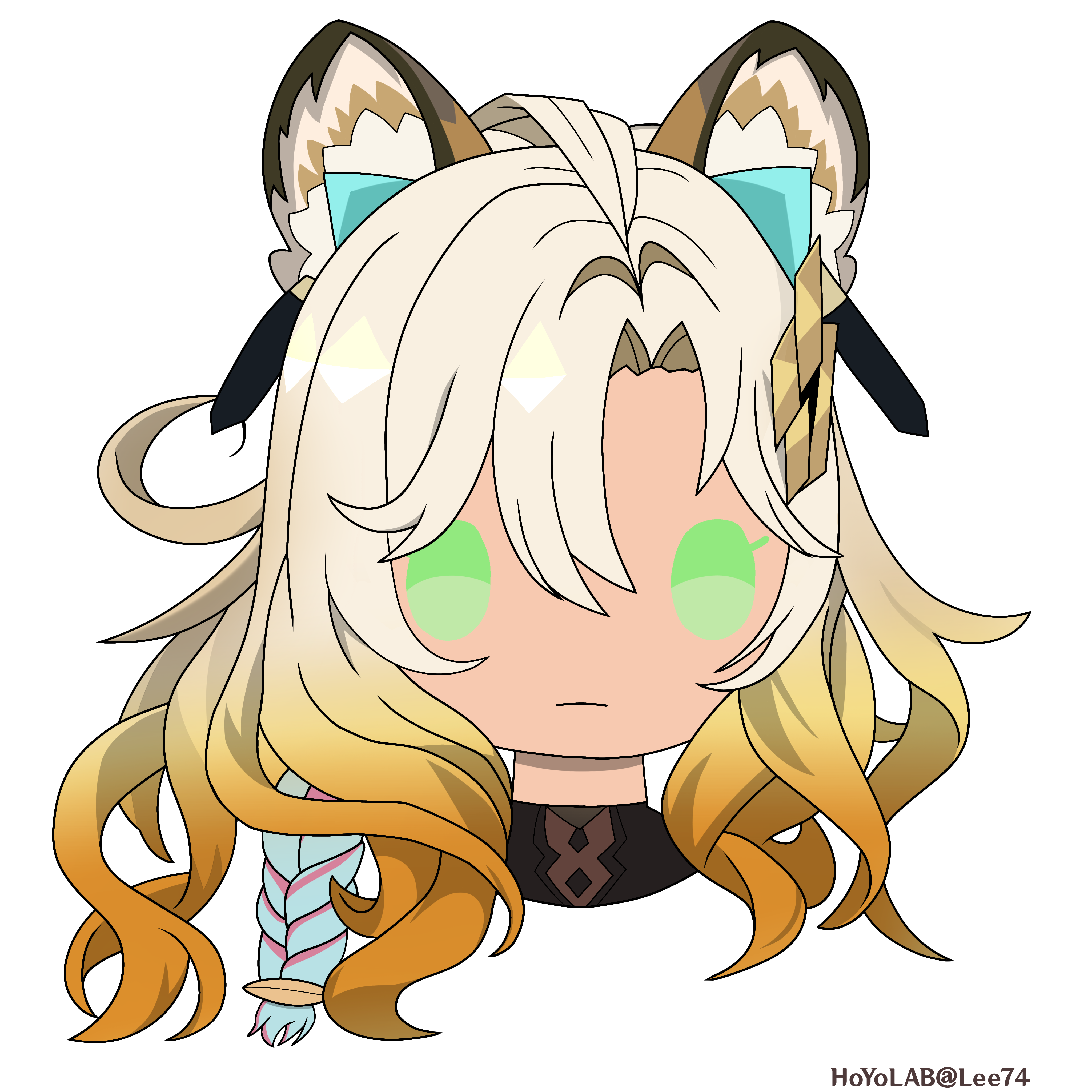 I drew Xilonen in HI3 Chibi Icon style as a summoning ritual. Genshin ...