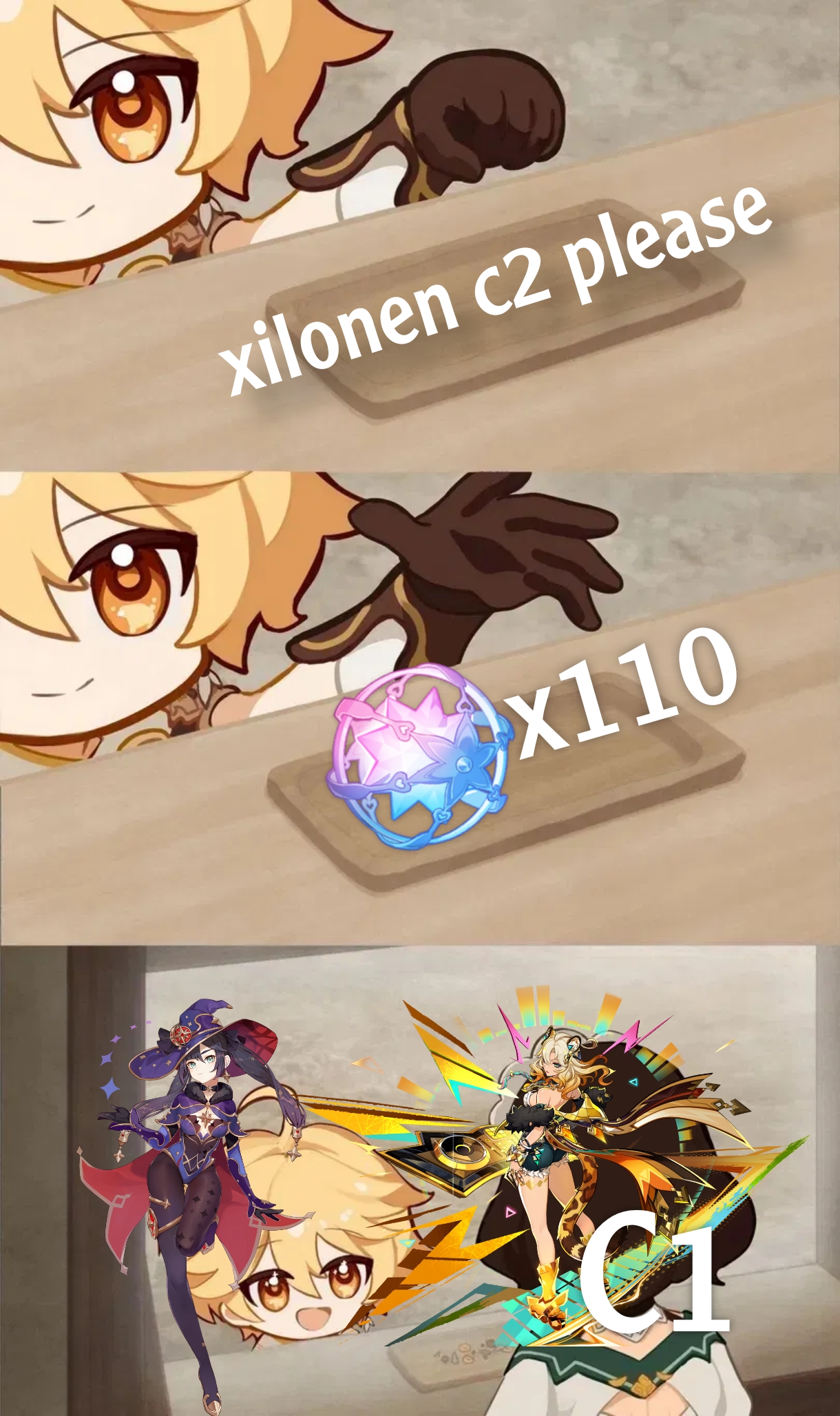 got two Xilonens with Mona in 110 pulls 😭 Genshin Impact | HoYoLAB