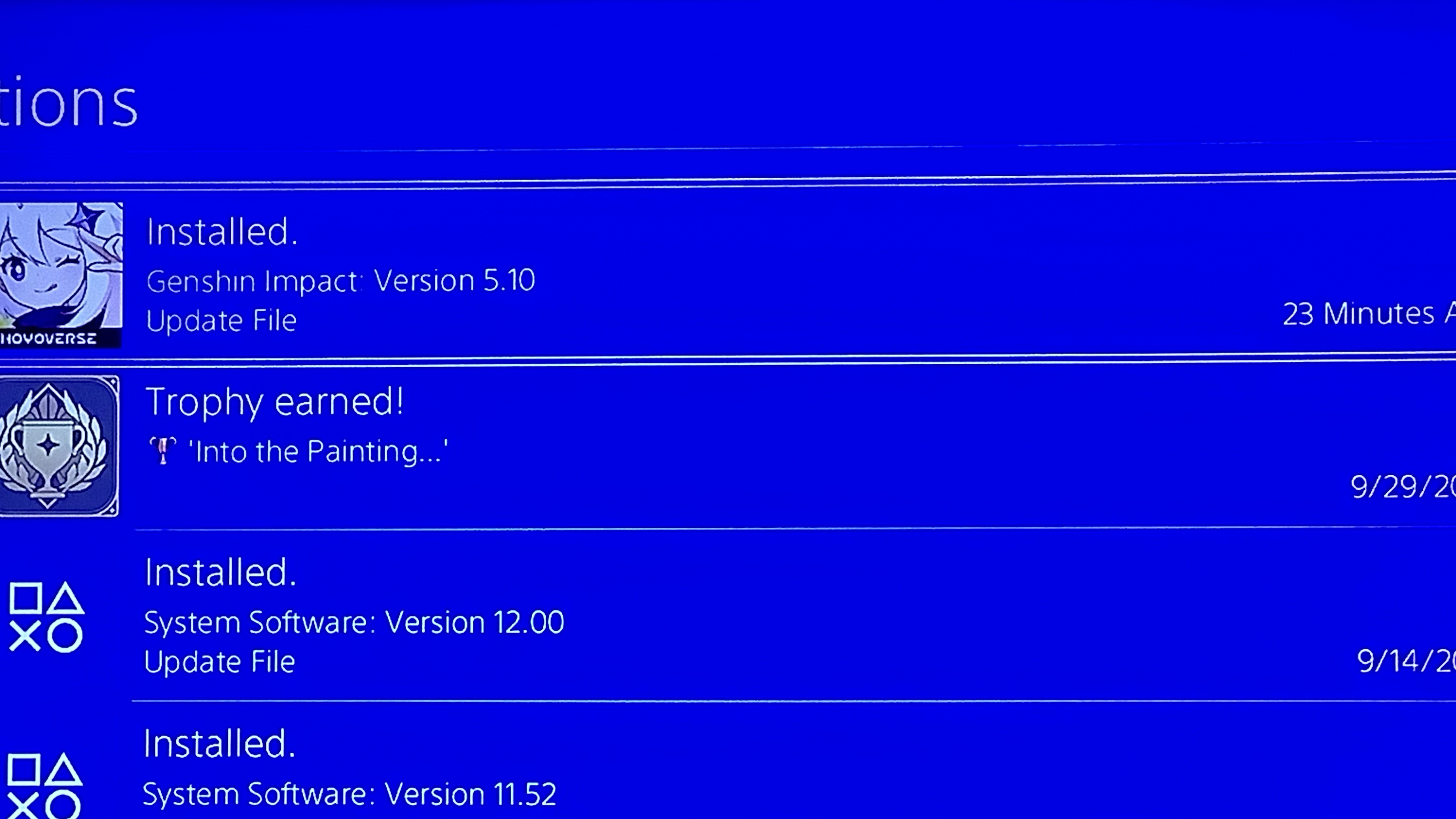 Ok, so Genshin, what is up with the update on PS4 platform? Genshin ...