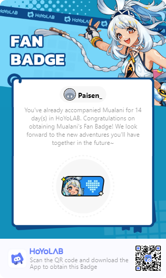 Mualani Fan Badge Genshin Impact | HoYoLAB