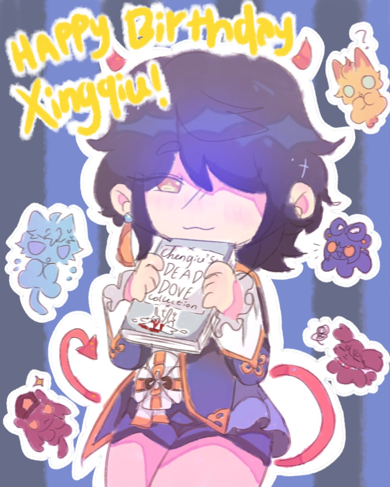 Once an author, never a saint. Happy Xingqiu day boy lovers 🎉🎉🎉🥳🥳🥳🎊🎊🎊 ...