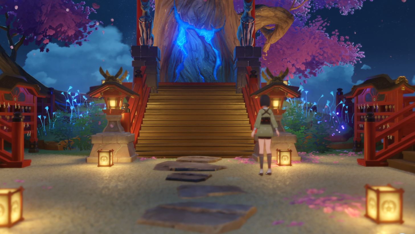 Grand Narukami Shrine background photo Genshin Impact | HoYoLAB