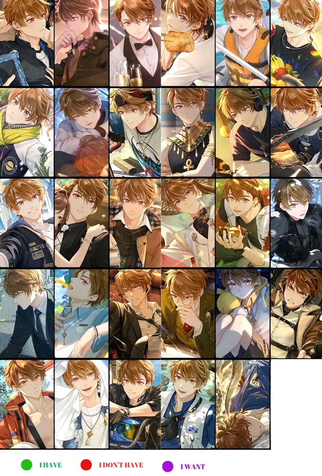 ssr/sss collection template Tears of Themis | HoYoLAB