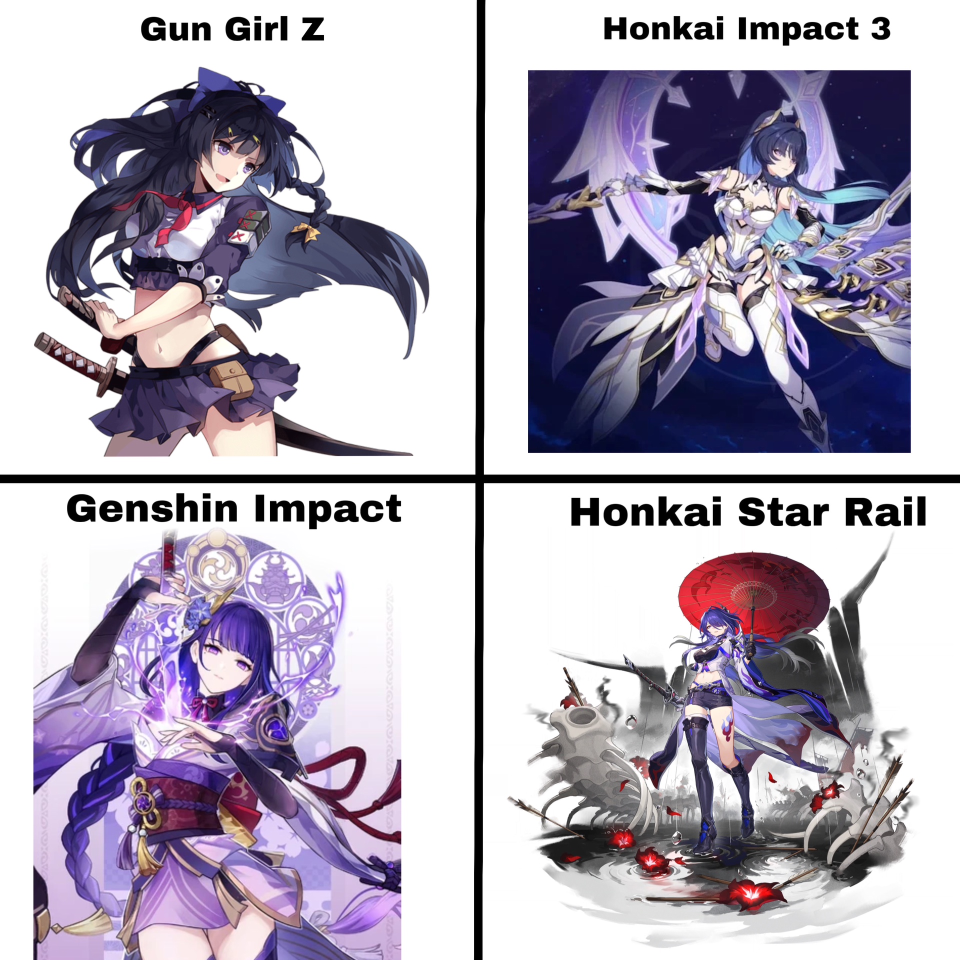 HI3 (GI, GGZ) characters in HSR Honkai: Star Rail | HoYoLAB