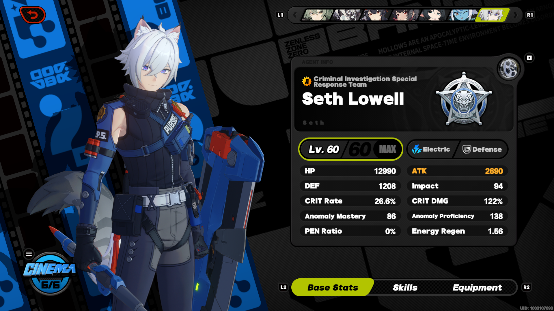 My new goofy Seth build! Zenless Zone Zero | HoYoLAB