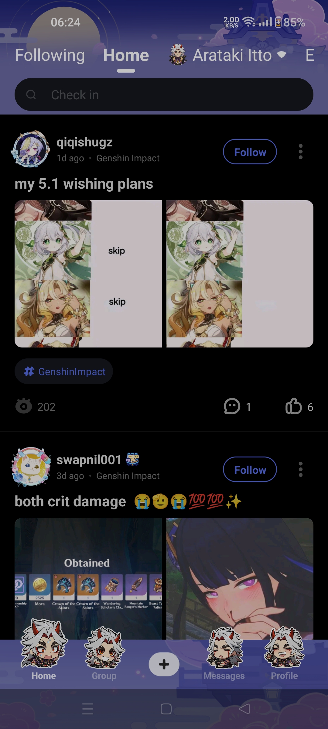 Arataki Itto Theme >⁠.⁠