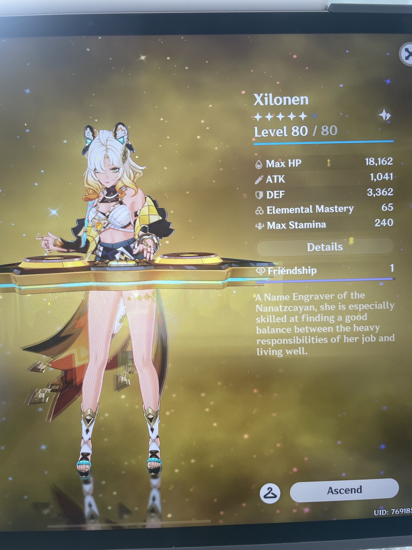 my xilonen build after prefarming for her vs my chiori build after ...